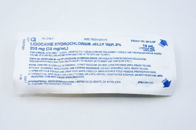 International Medication Lidocaine Hydrochloride Jelly USP, 2%, 10mL – Imedicsales