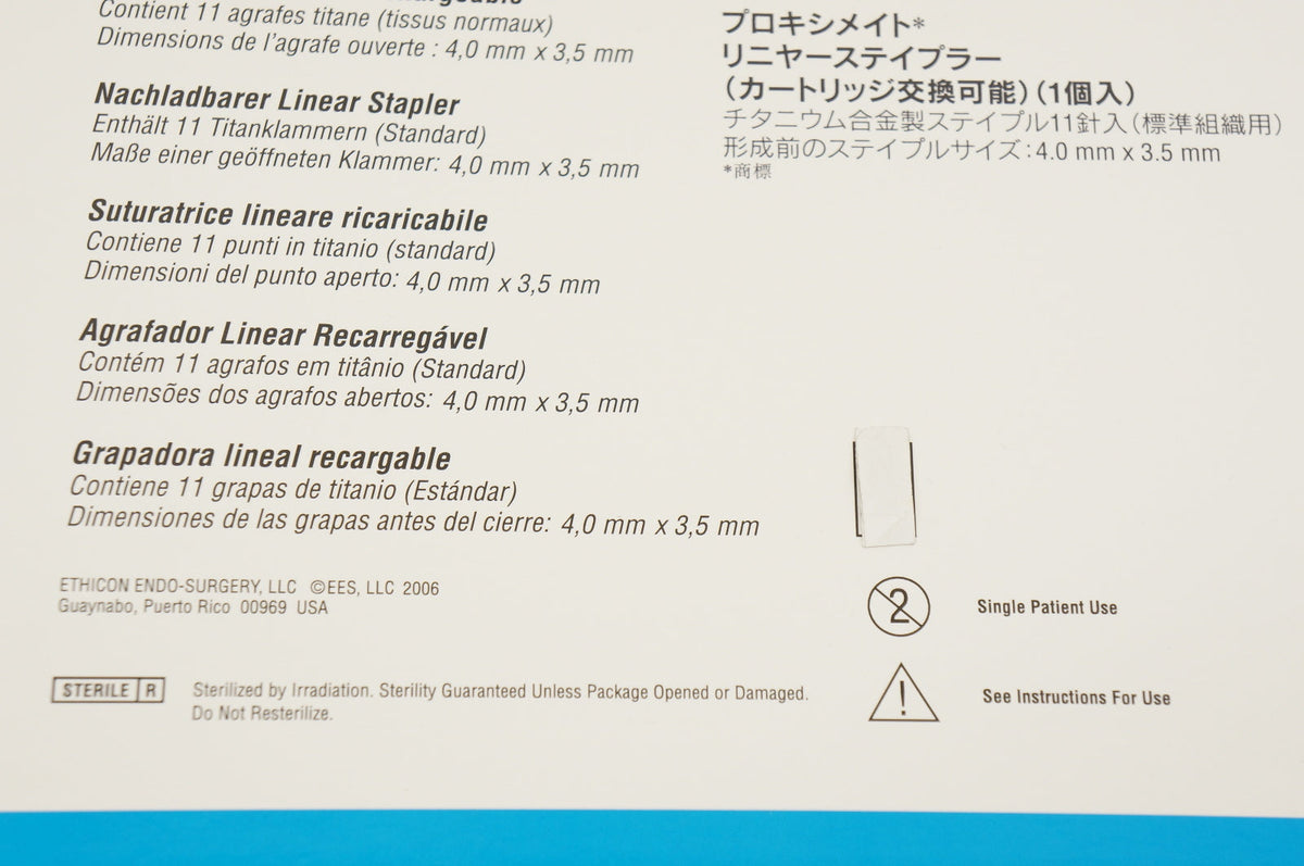 Ethicon TX30B Proximate Reloadable Linear Stapler 30mm – Imedicsales