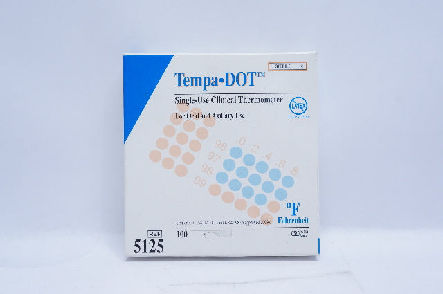 Medical Indicators 5125 Tempa DOT Single-Use Clinical Thermometer (x)- – Imedicsales