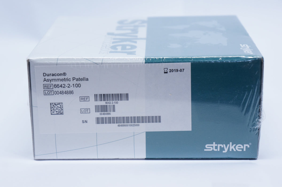 Stryker 6642-2-100 Duracon Asymmetric Patella Cemented Use Only Med 11 – Imedicsales