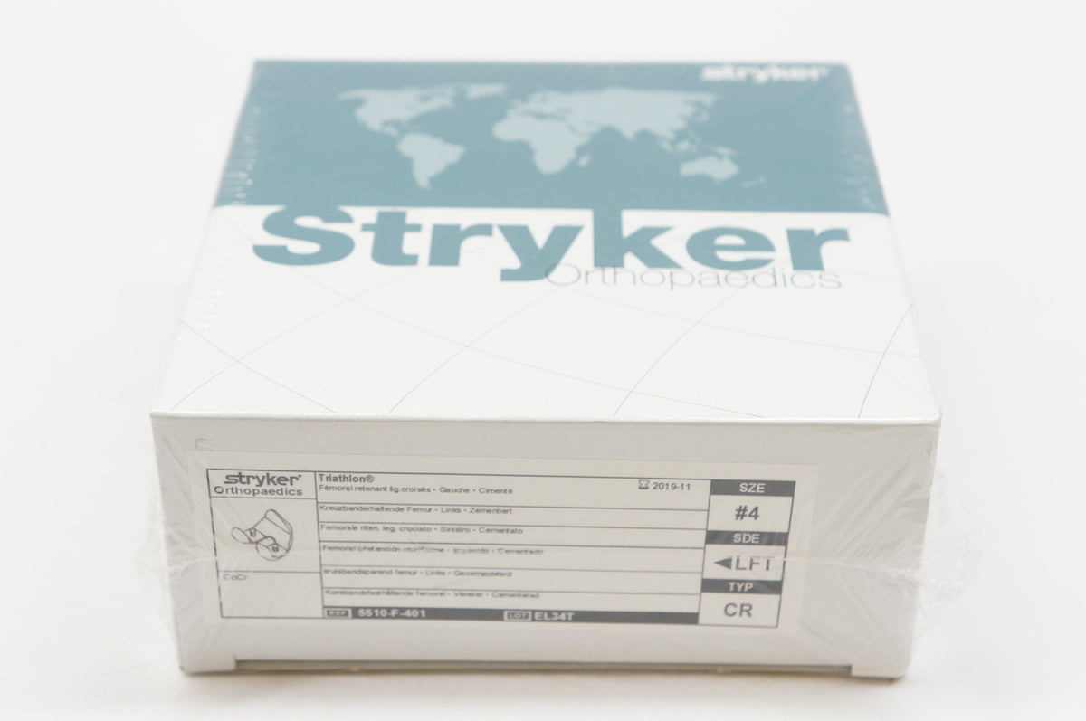 Stryker 5510-F-401 Triathlon Cruciate Retaining Femoral, Size #4, CR ( – Imedicsales