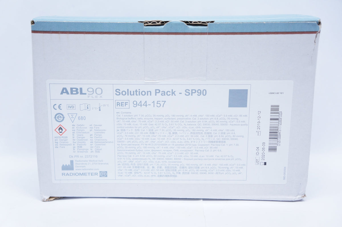 Radiometer 944-157 ABL90 Flex Solution Pack-SP90 Σ 680 (x) – Imedicsales