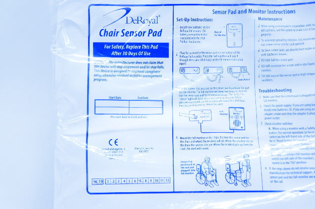 DeRoyal Chair Sensor Pad – Imedicsales