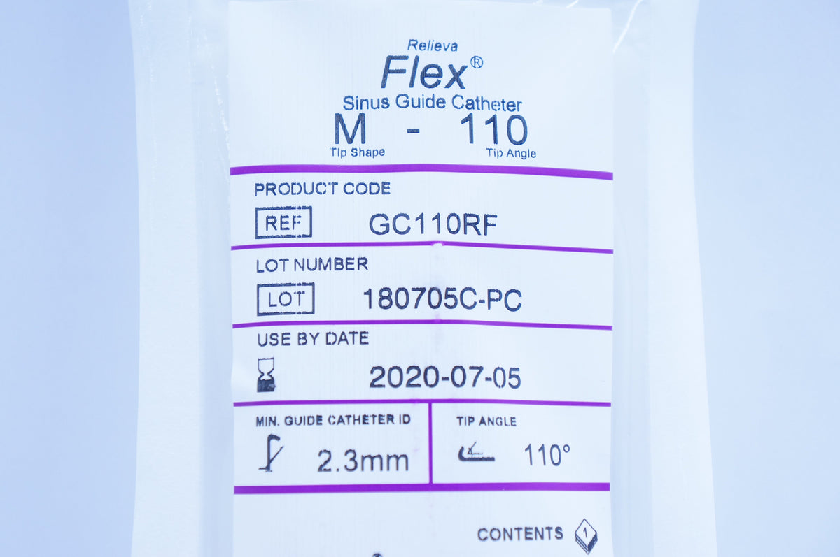 Acclarent GC110RF Relieva Flex Sinus Guide Cath. M-110, 2.3mm, 110degr – Imedicsales