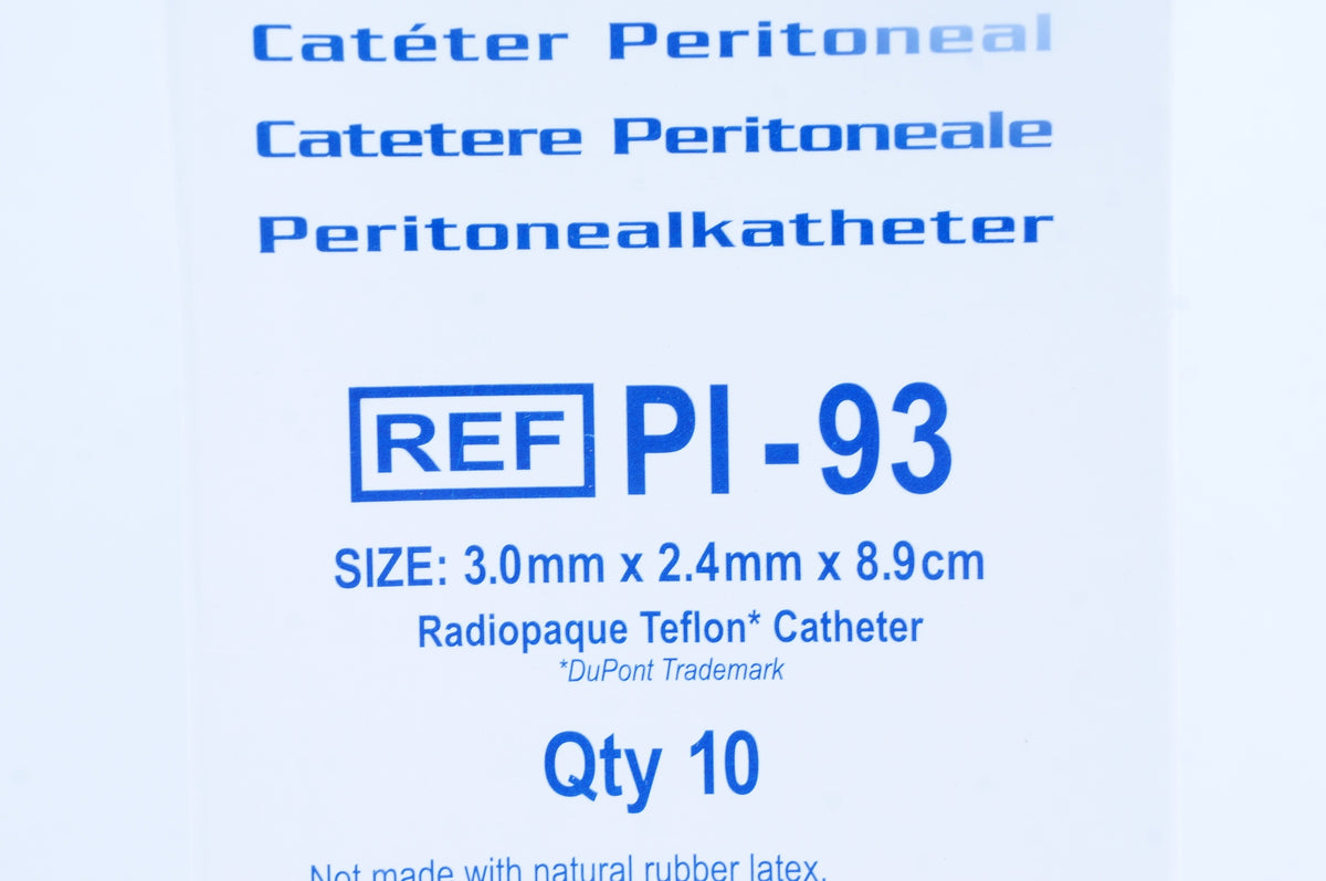 Teleflex PI-93 TAUT Intaducer Peritoneal Cath. 3.0mm x 2.4mm x 8.9cm – Imedicsales