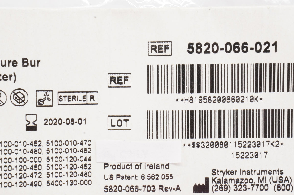 Stryker 5820-066-021 Cross-Cut Fissure Bur 2.1mm (x) – Imedicsales