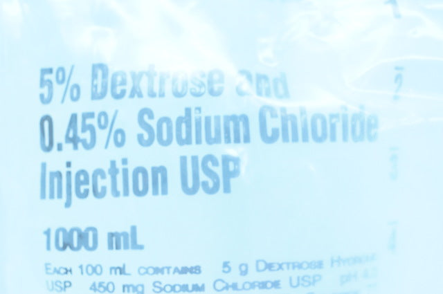 Baxter 2B1074 5% Dextrose and 0.45% Sodium Chloride Injection USP 1000 – Imedicsales