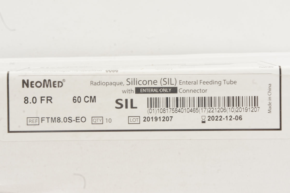 NeoMed FTM8.0S-EO Radiopaque Silicone Enteral Feeding Tube 8.0Fr 60cm – Imedicsales