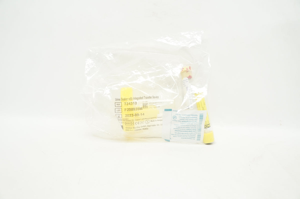 Greiner Bio-One 724310 Urine Beaker With Integrated Transfer Device 10 – Imedicsales