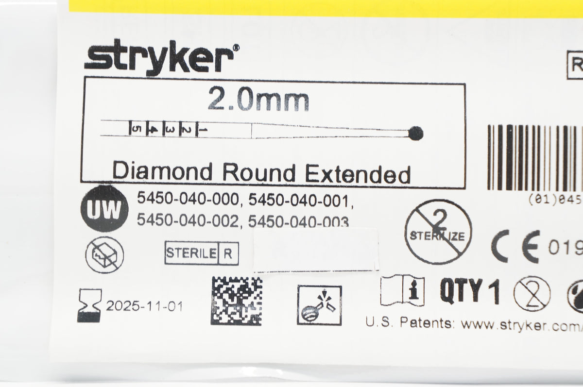 Stryker 5540-012-320 Diamond Round Extended 2.0mm – Imedicsales