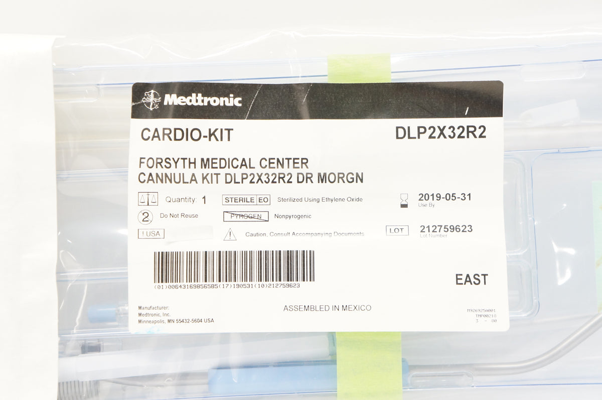 Medtronic DLP2X32R2 Cardio-Kit Forsyth Medical Center Cannula Kit (x) – Imedicsales