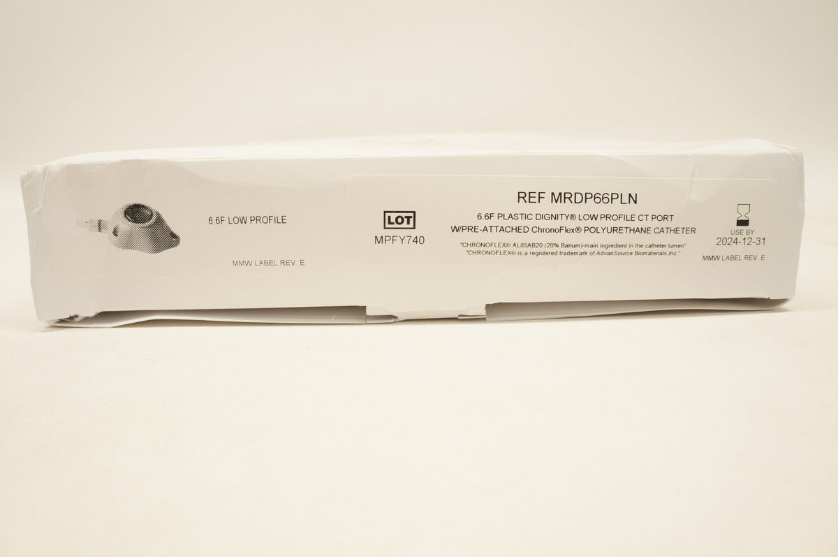 MedComp MRDP66PLN 6.6F Plastic Dignity Low Profile Ct Port W/PRE-Attac – Imedicsales