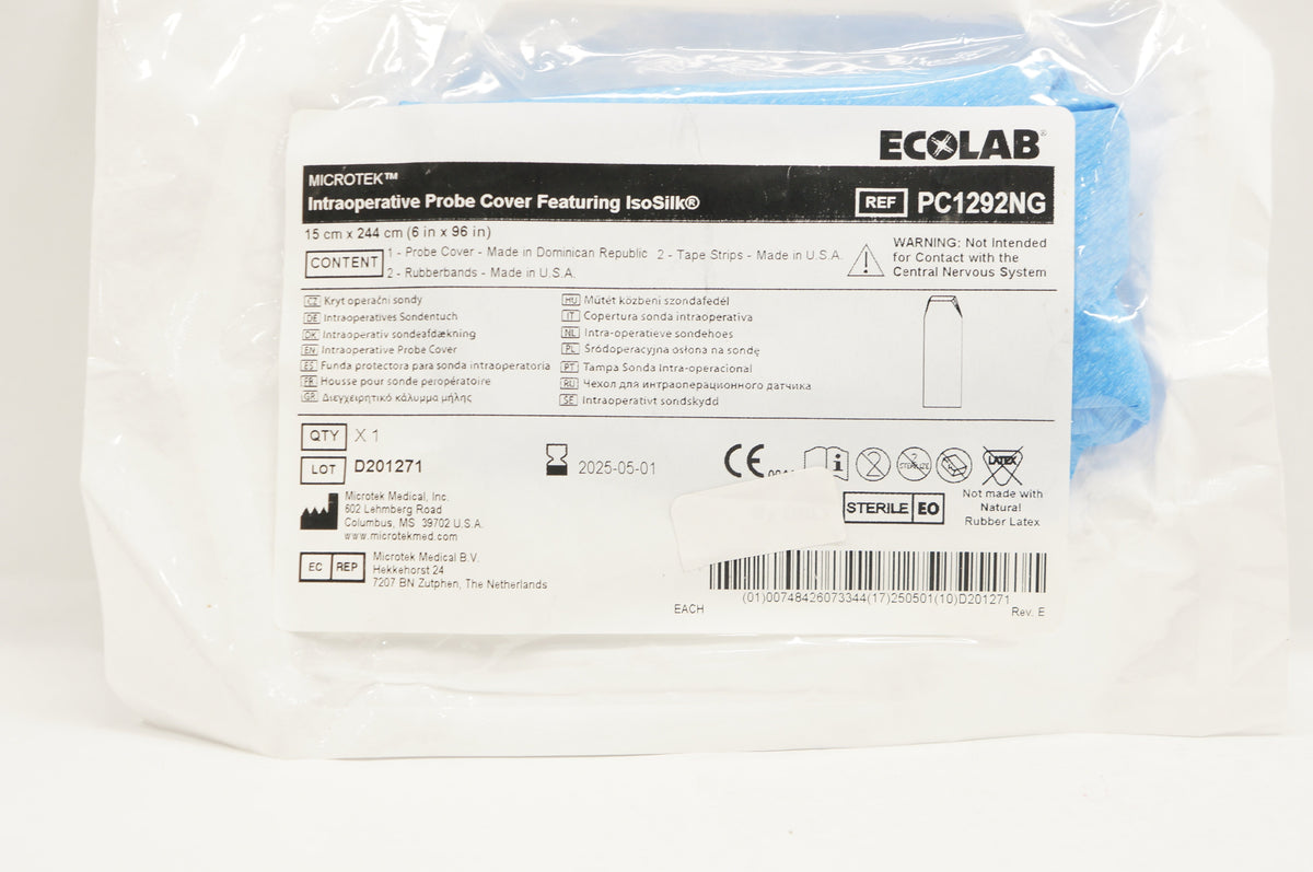 Microtek PC1292NG Ecolab Intraoperative Probe Cover Featuring IsoSilk – Imedicsales