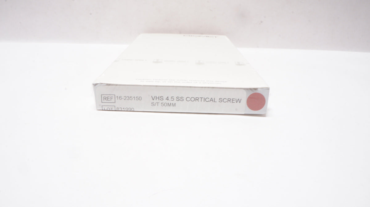 Biomet 16-235150 Trauma Fixation Systems VHS 4.5 SS Cortical Screw S/T – Imedicsales
