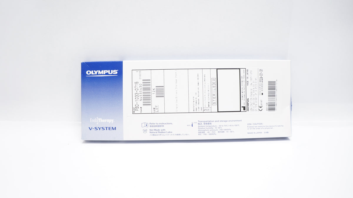 Olympus PBD-1033-0715 V-System Biliary Drainage Stnt V 7Fr x 150mm (x) – Imedicsales