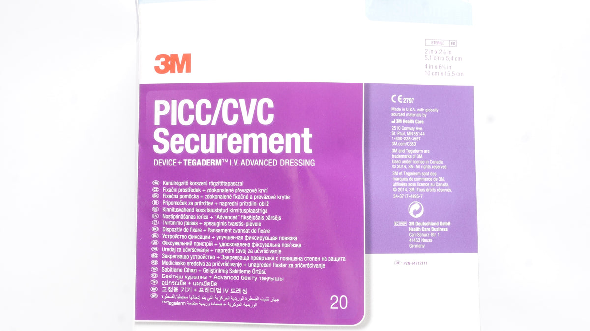3M 1839-2100 PICC/CVC Securement Device + Dressing 2x2-1/8inch (x) - B – Imedicsales