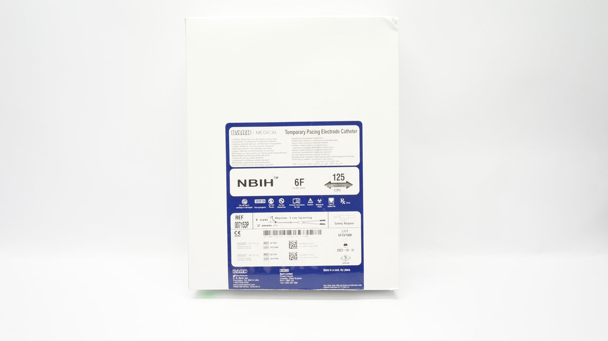 Bard 007153P Temporary Pacing Electrode Catheter, 6F x 125cm (x) - Box – Imedicsales