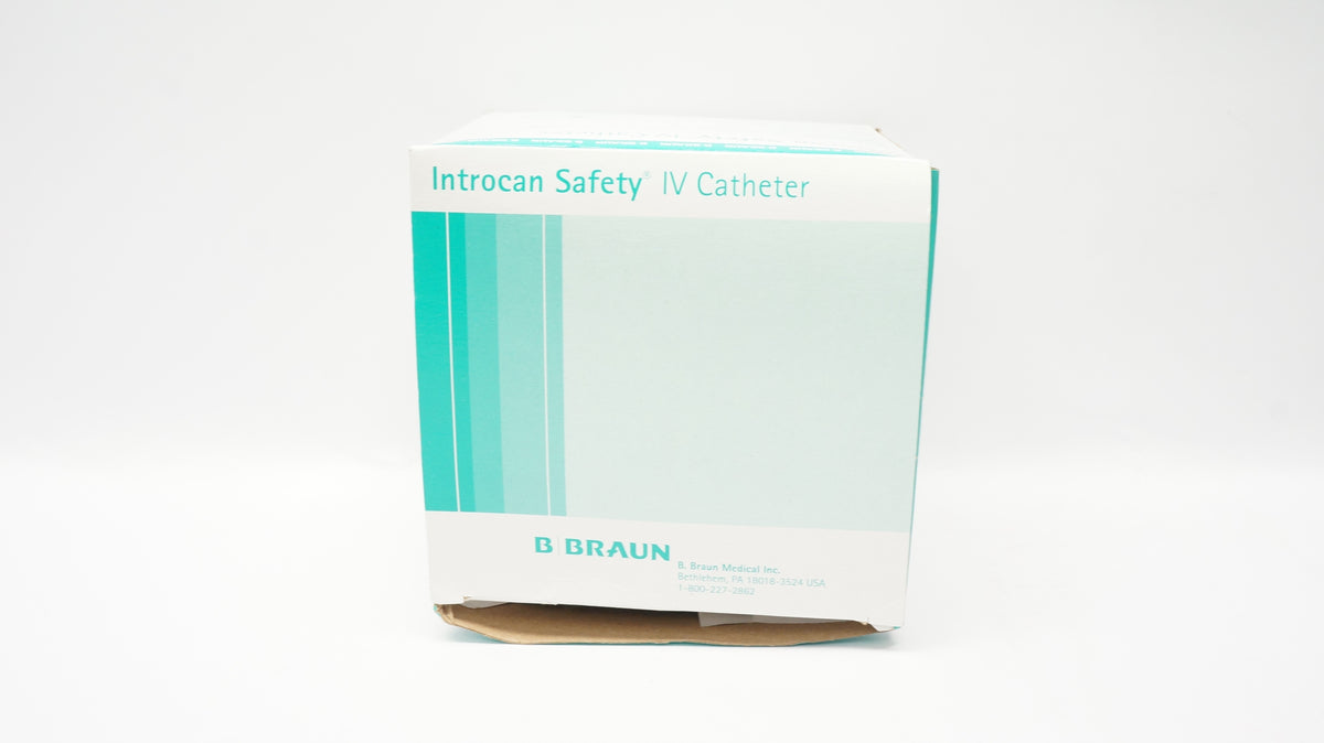 Braun 4252535-02 Introcan Safety IV Cath. 20G x 1-1/4inch 60mL/min - B – Imedicsales