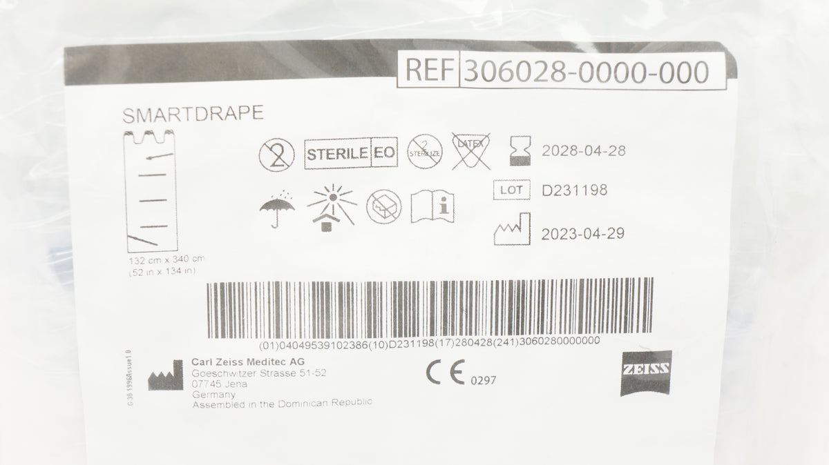 Carl Zeiss 306028-0000-000 Smartdrape 52 x 134inch – Imedicsales