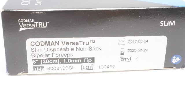 Codman 9008100SL VersaTru Slim Disposable Non-Stick Bipolar Forceps 8I – Imedicsales