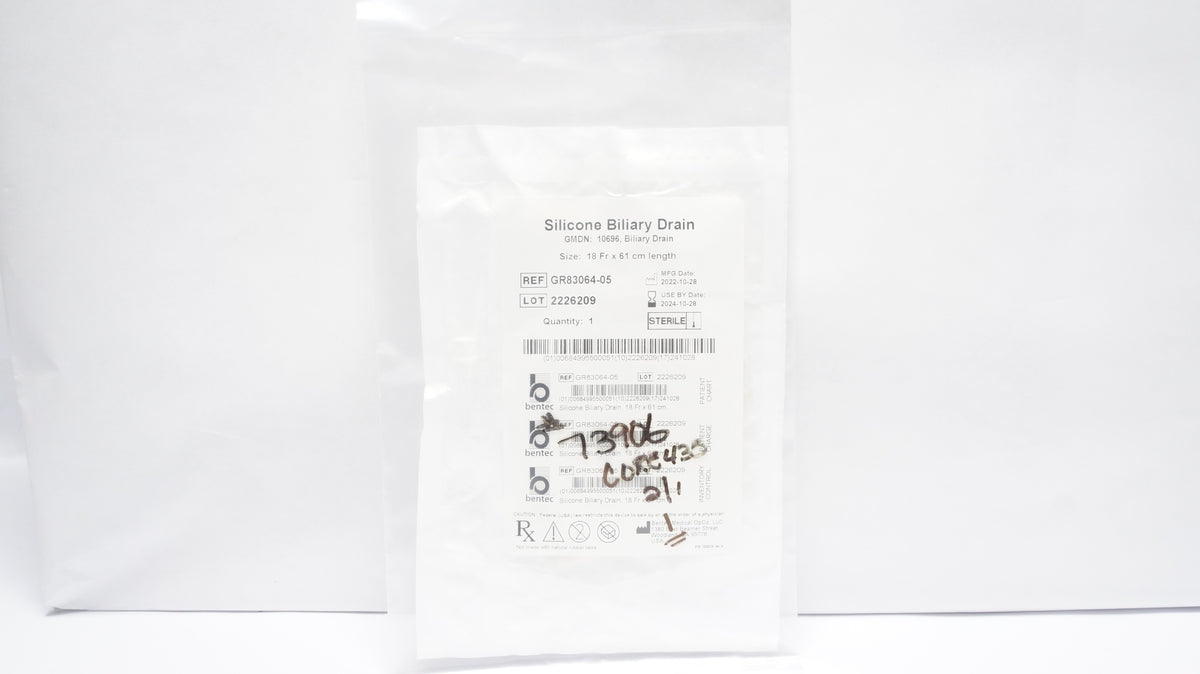 Bentec Medical GR83064-05 Silicone Biliary Stent with Position Mark 18 – Imedicsales