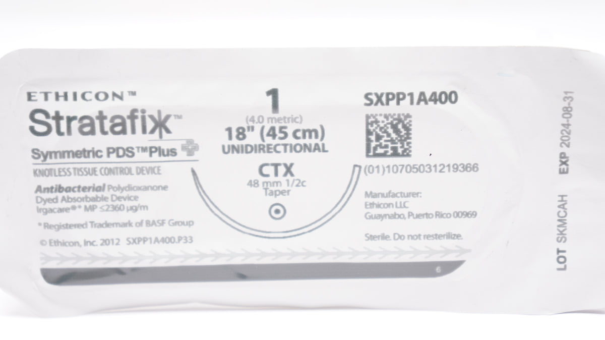 Ethicon SXPP1A445 1 PDS Plus OS-6 CTX 48mm 1/2c Taper, 24inch – Imedicsales