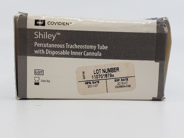 Covidien 8PERC Shiley Percutaneous Tracheostomy Tube, 7.6mm ID, 12.2mm ...