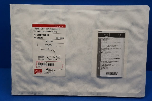 Cook Medical G12565 Ciaglia Blue Rhino Percutaneous Tracheostomy Intro ...