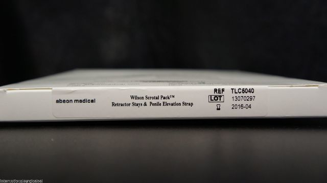 Abeon Medical TLC5040 Wilson Scrotal Pack Retractor Stays&Penile Eleva ...