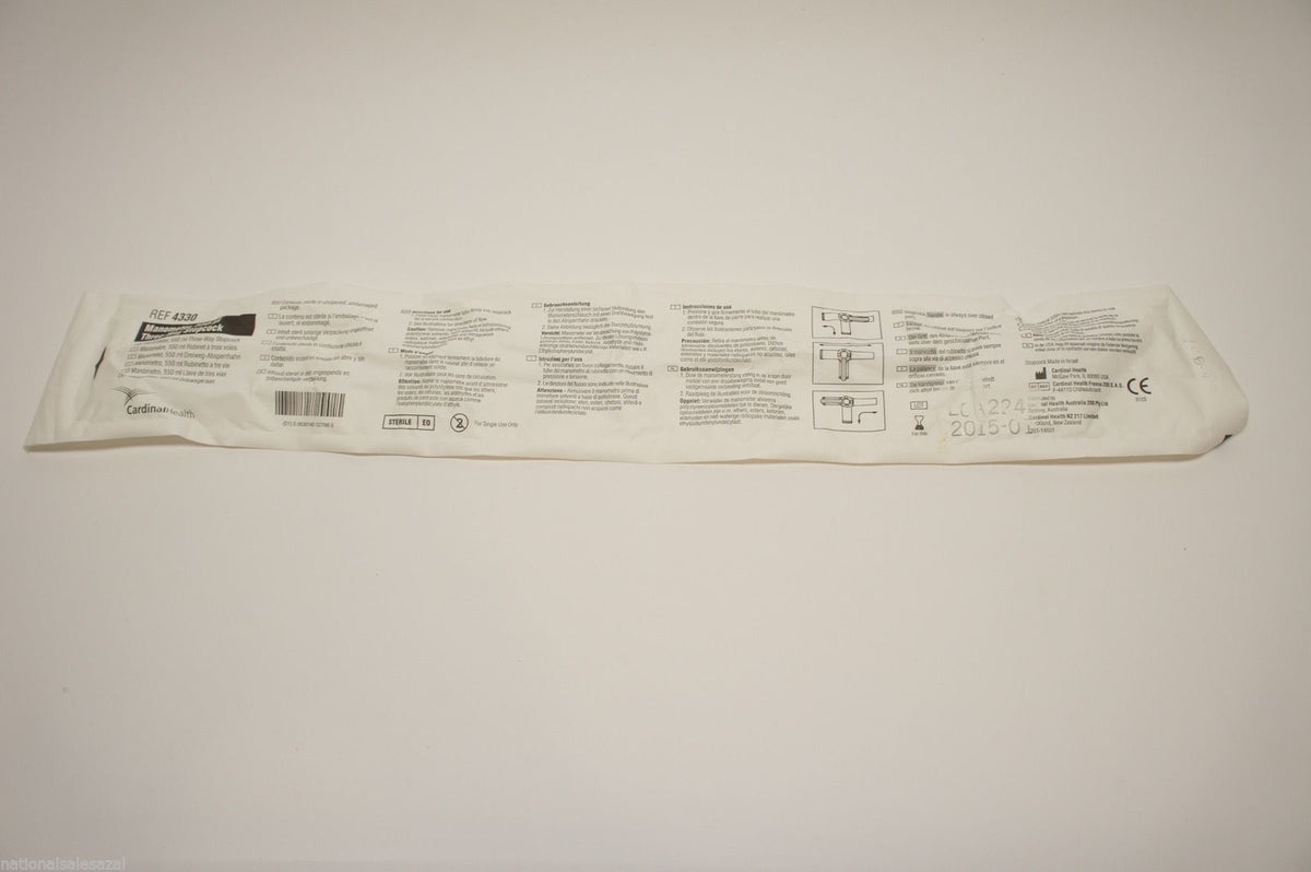 4330 ~ Cardinal Health Manometer 550ml Three-Way Stopcock (x) – Imedicsales