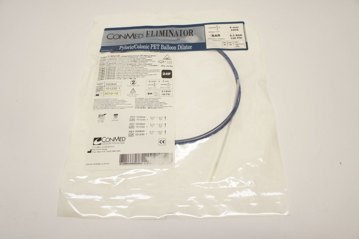 000845 ~ ConMed Pyloric Colonic Pet Balloon Dilatr 24F 8mm x 4cm (x ...
