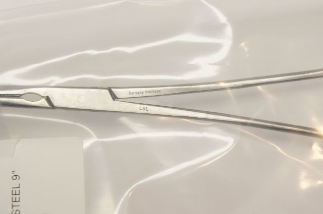 LSL Clamp Bronchus Sarot 9inch lg Curved Right Jaw Box Lock Joint Crs ...