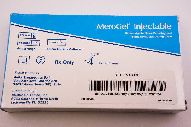 Medtronic 1518000 MeroGel Injectable Bioresorbable Nasal Dressing 4-ml ...