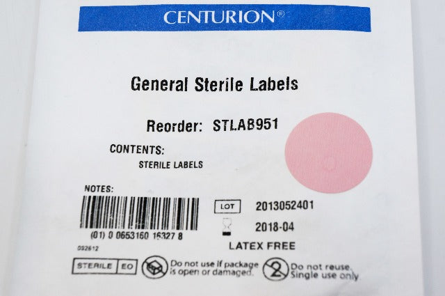 Centurion STLAB951 General Sterile Labels (x) – Imedicsales