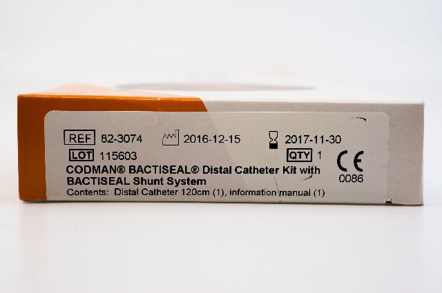 Codman 82-3074 BACTISEAL Distal Cath. Kit with Shunt System (x ...
