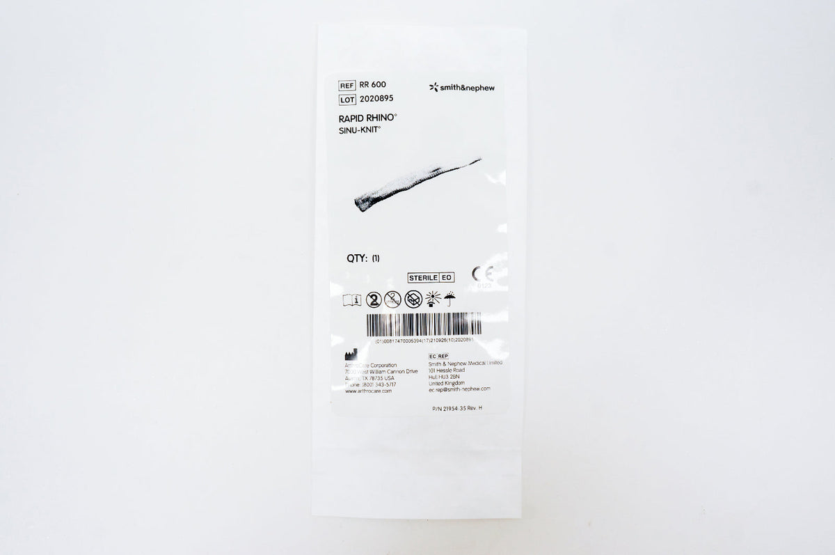 Smith&Nephew RR600 SINU-KNIT™ dissolvable post-op dressing – Imedicsales