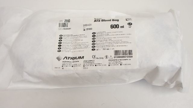 Atrium 2550 Ats Blood Bag Chest Drain Autotransfusion 600ml – Imedicsales