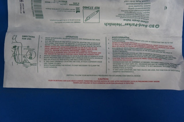 BD 373460 Heimlich Chest Drain Valve – Imedicsales