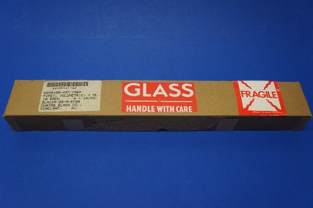 Chatas Glass Pipet Volumetric 1 ml ~ Box of 18 – Imedicsales
