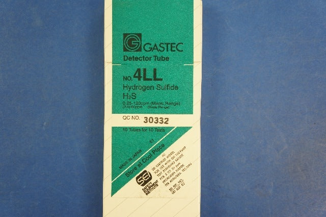 Gastec 4LL Detector Tube Hydrogen Sulfide H2S ~ Box of 10 – Imedicsales