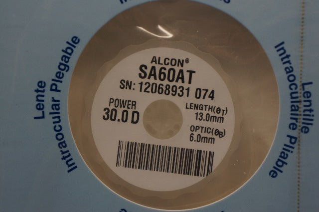 Alcon SA60AT AcrySof Single-Piece Acrylic Foldable IOL (x) – Imedicsales
