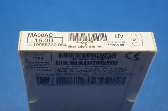 Alcon MA60AC Intraocular Lens 16.0D, Length 13.0mm, Optic 6.0mm (x ...