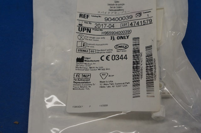 Navilyst Medical 90400039 Namic Contrast Controller Spike Assembly (x ...