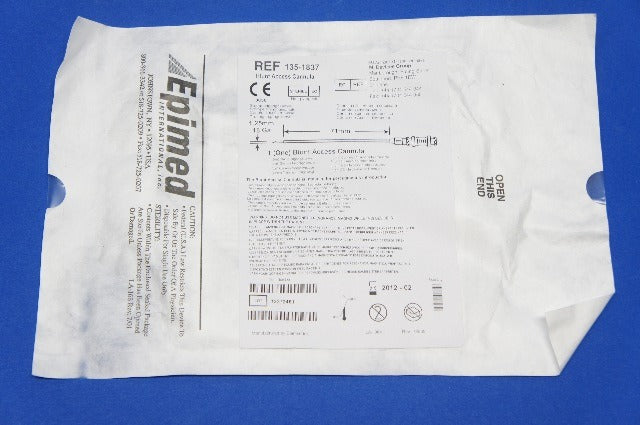 Epimed 135-1837 Blunt Access Cannula 18Ga x 71mm (x) – Imedicsales