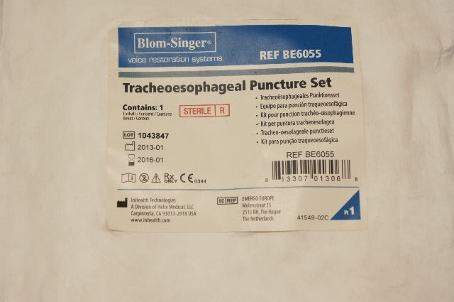 InHealth BE6055 Blom-Singer Tracheoesophageal Puncture Set (x ...