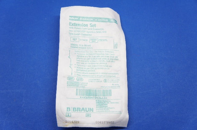B.Braun 473436 Extension Set with Female Luer Lock Connector 35 (x ...