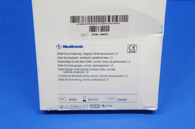 Medtronic 46822 Delta Shunt Assembly, Regular, Performance Level 1.0 ...