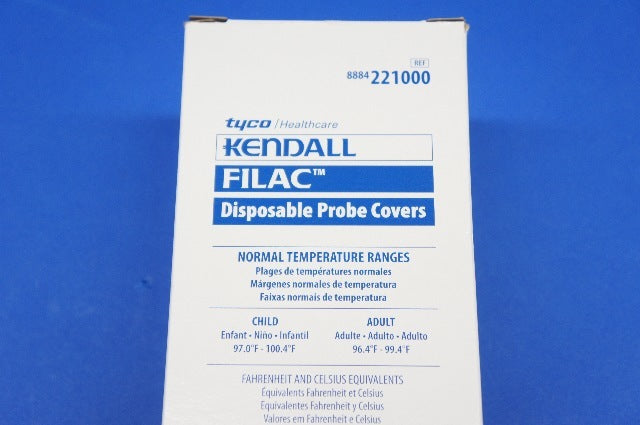 Tyco 221000 Kendall FILAC Disposable Probe Covers ~ 25 Boxes, 20 Per B ...