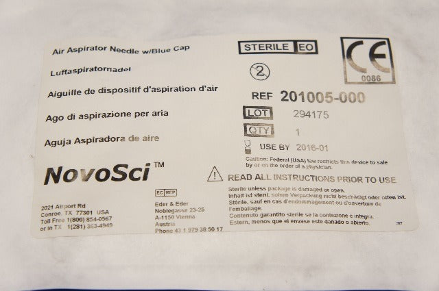 NovoSci 201005-000 Air Aspirator Ndle (x) – Imedicsales