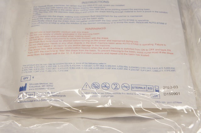 Microtek Medical ORS-320 Slush/Warmer Disc-Drape – Imedicsales